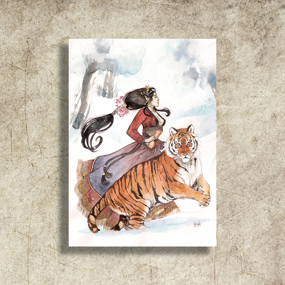 Le tigreCarte - Morgil Obsidiurne